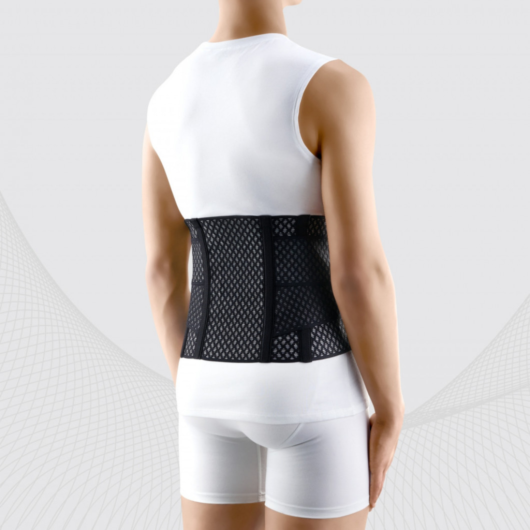 Medical elastic lumbar fixation corset from breathable and durable ...