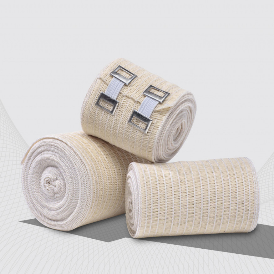 Elastic medical bandage ribbon compressive. High stretch, 100 mm ...