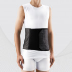 Medical post-operative belt, made of breathable, resistant material ...